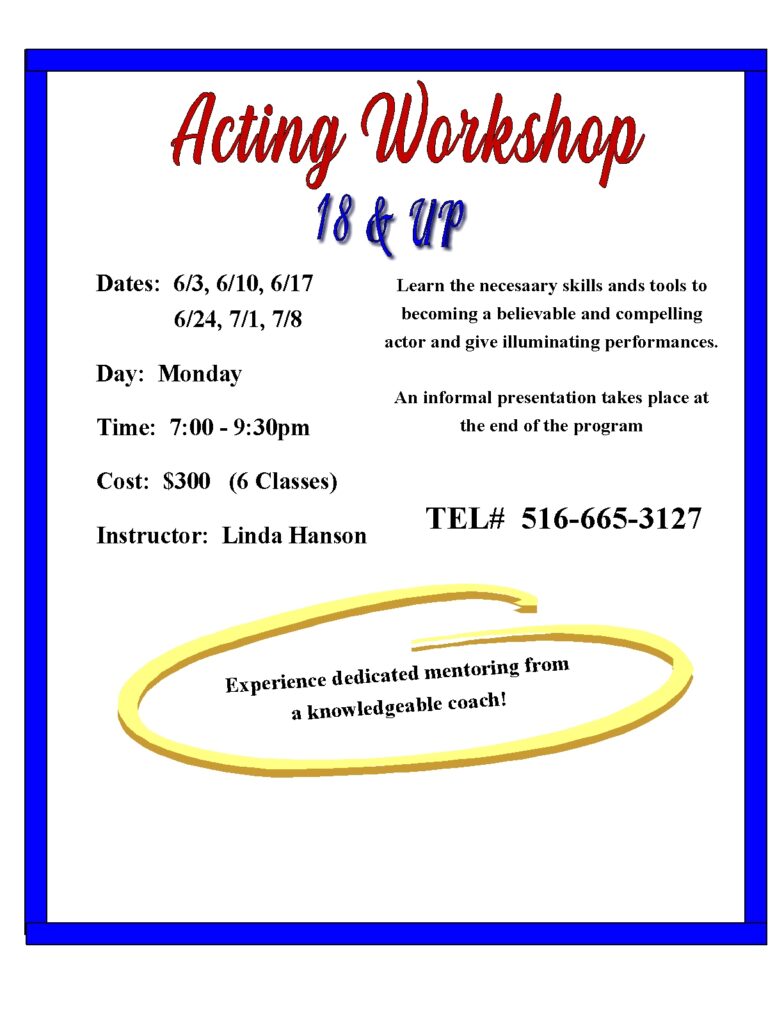 Theatre Classes – Merrick Theatre and Center for the Arts